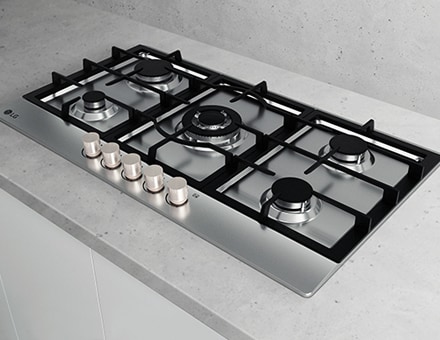 2024 LG Built-in 900 Gas Cooktop with 5 burners | LG UAE